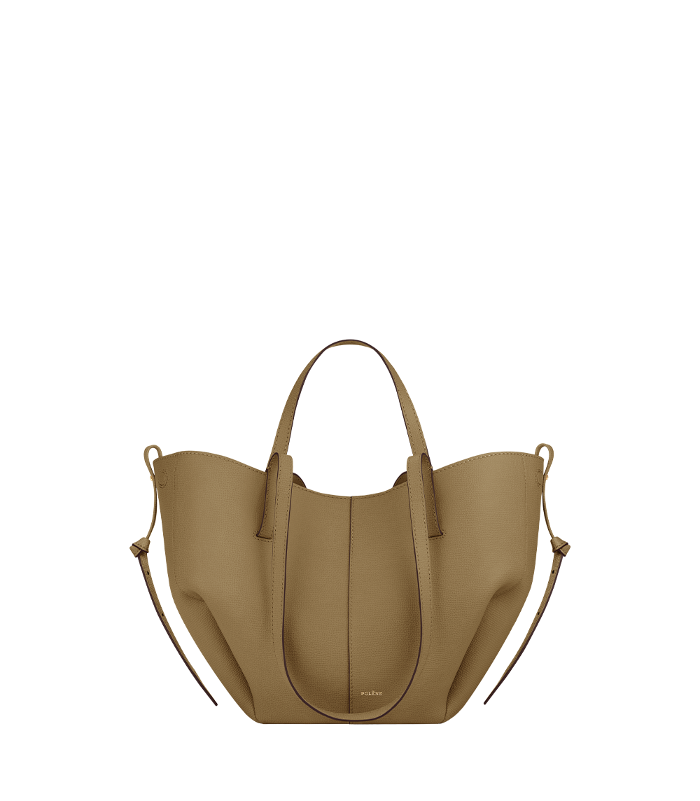 Polène | Bag - Cyme Mini - Textured Smoky Olive – Polène UK